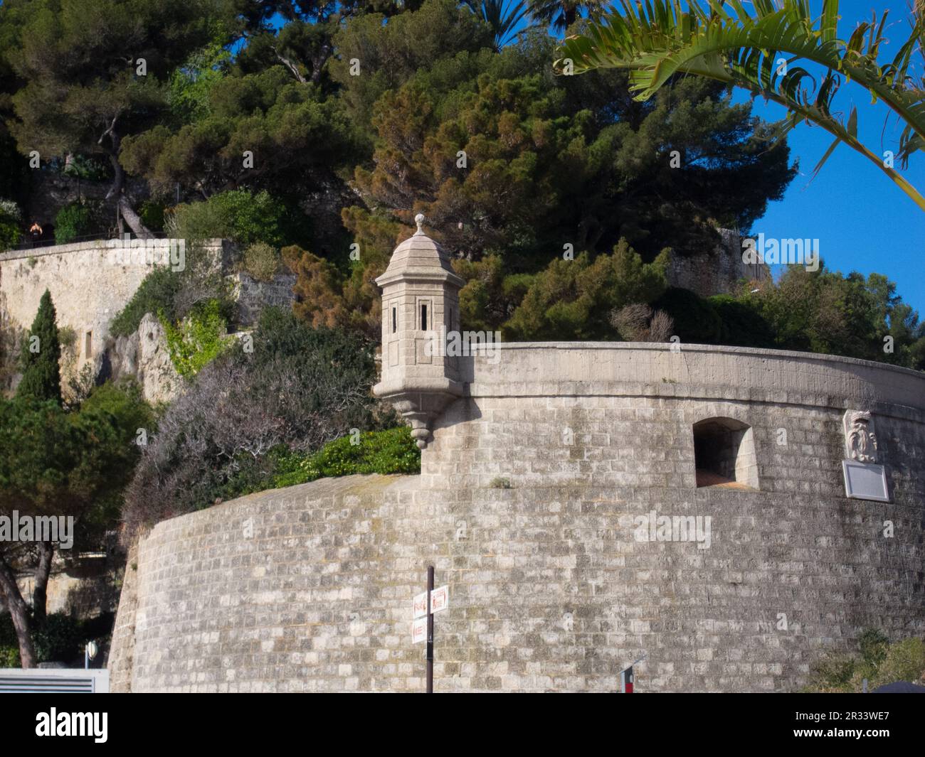 Fort Antoine, perched on top of a hill in Monaco, was built at the ...