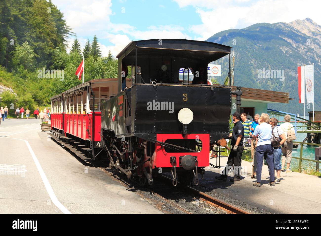 Nostalgic Achensee rack railroad, Tyrol, Tyrol Stock Photo - Alamy