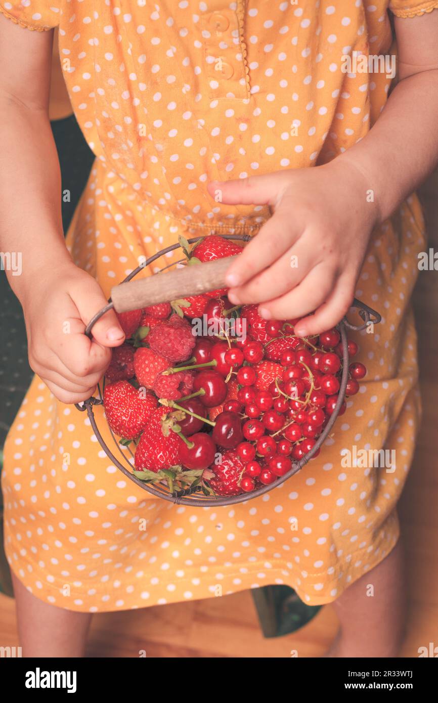 Red summer fruits Stock Photo - Alamy