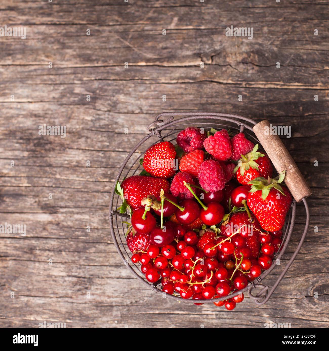 Red summer fruits Stock Photo - Alamy