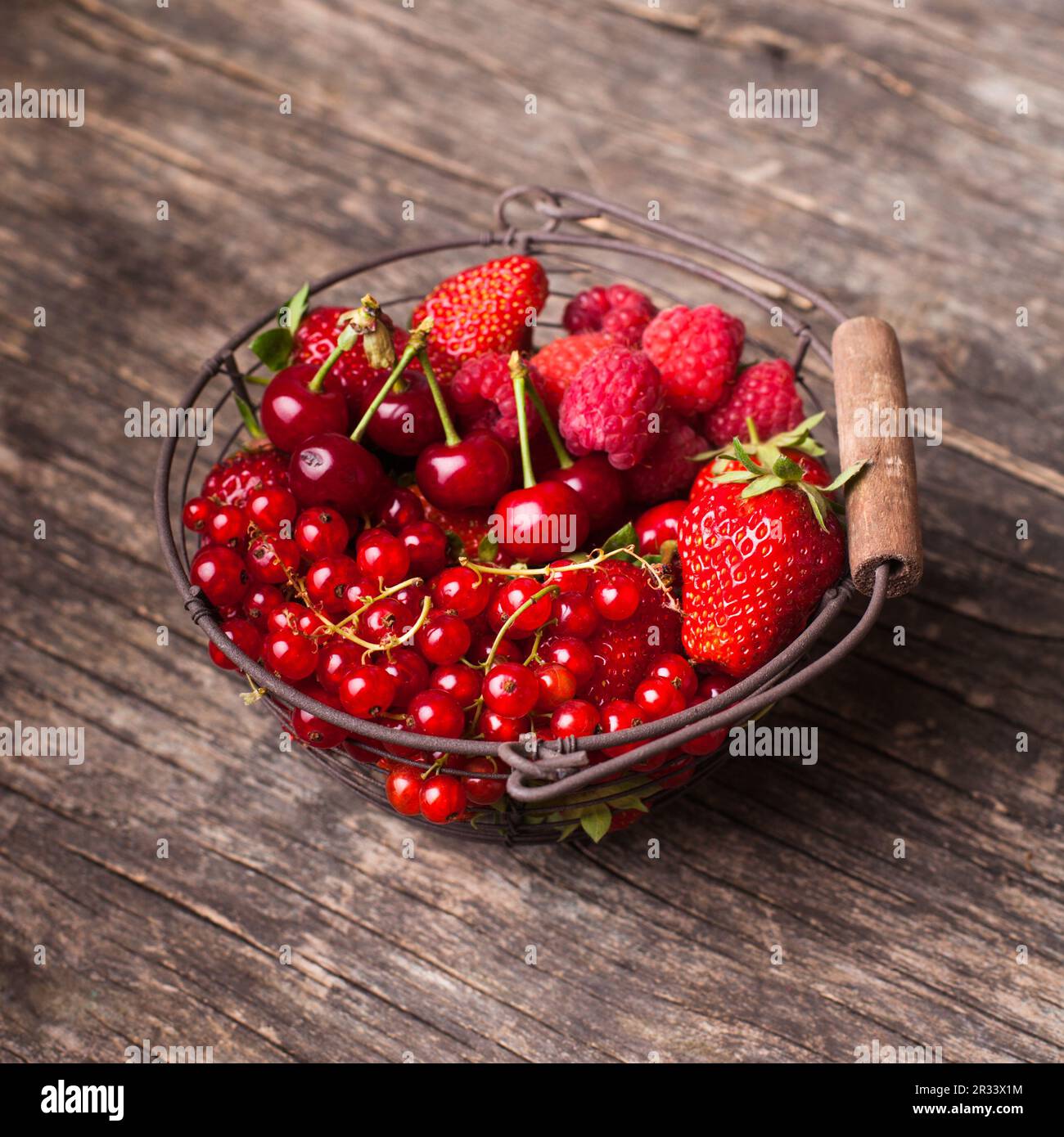 Red summer fruits Stock Photo - Alamy