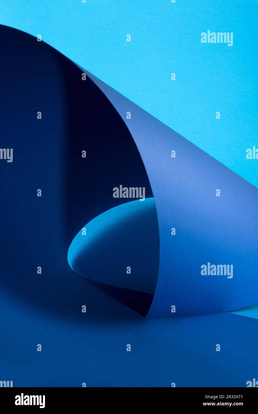 Abstract background of sheets of colored paper, for decoration, for ...