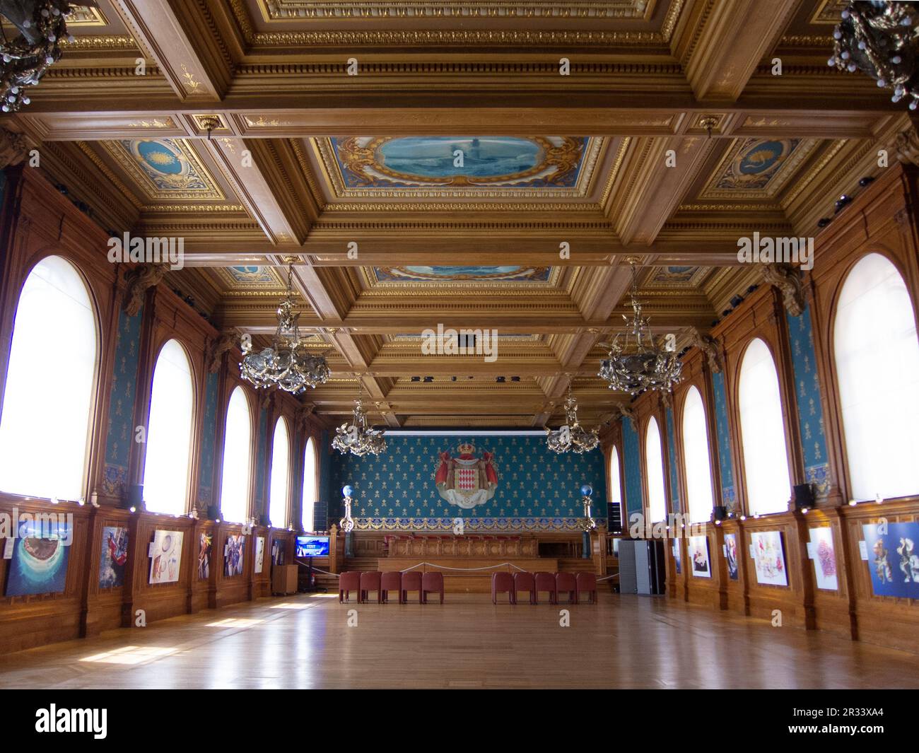 Monaco's Oceanographic Museum in Monaco City, on the Rock, above the ...