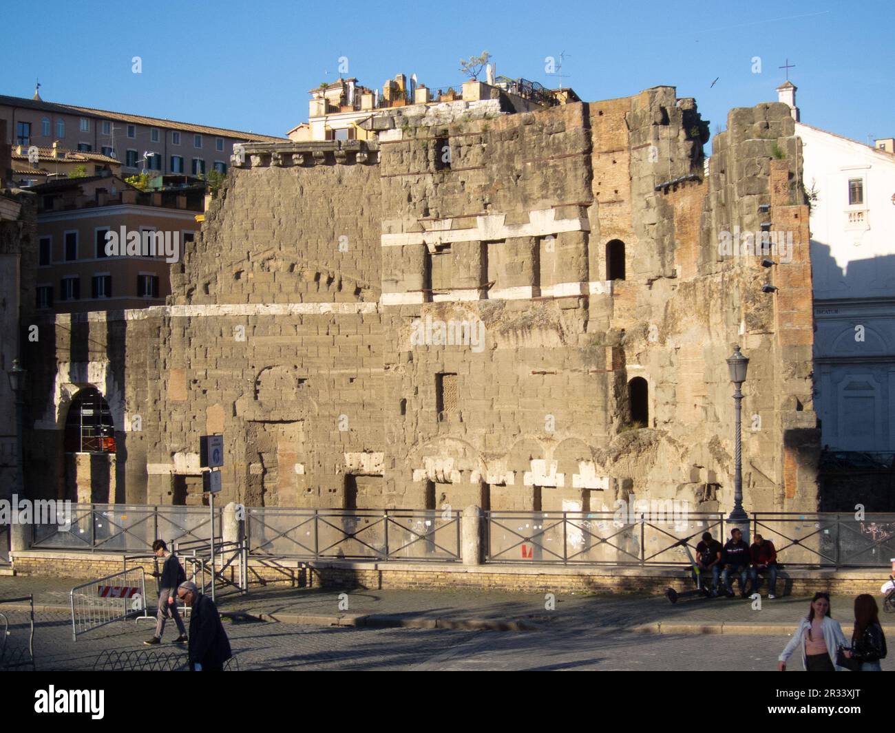 Ancient Roman ruins near the Colosseum. Rome, Italy Stock Photo - Alamy