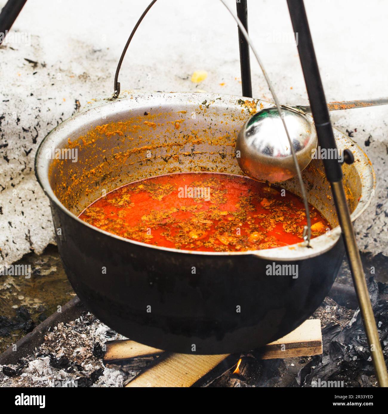 Hungarian goulash soup bograch hi-res stock photography and images - Alamy