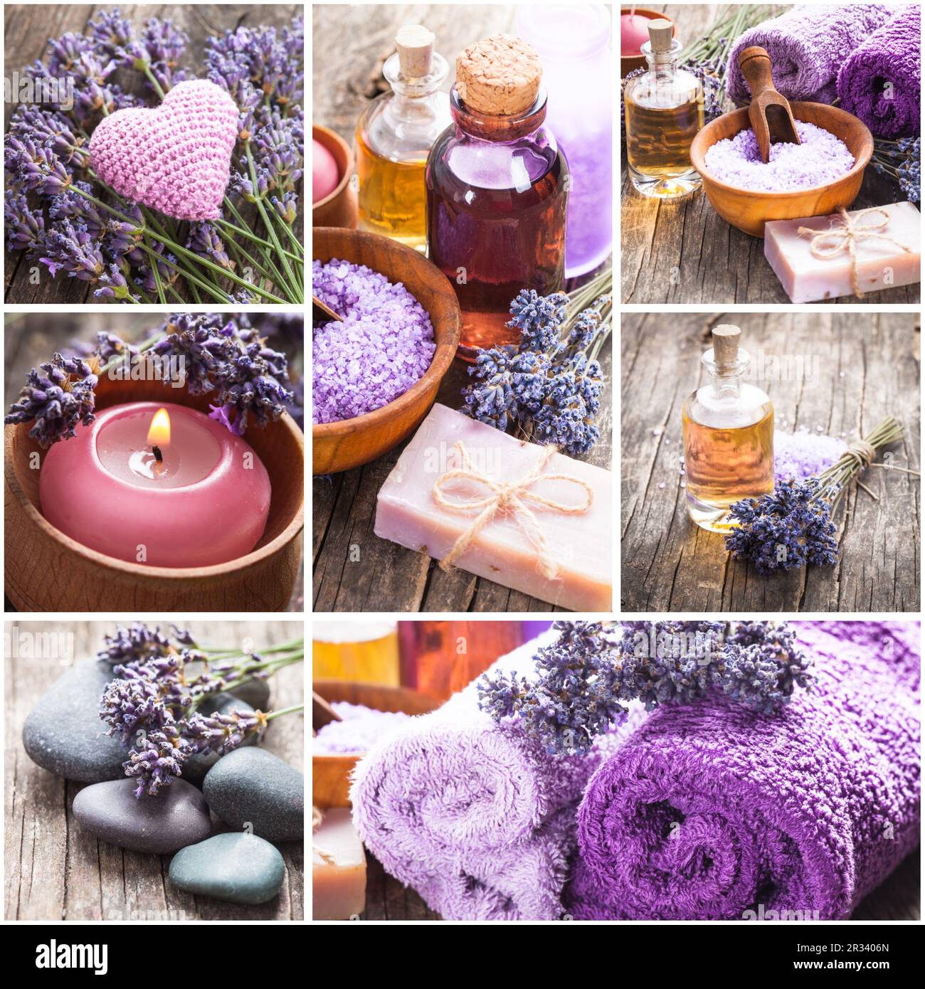 Spa towel stones body Cut Out Stock Images & Pictures - Alamy