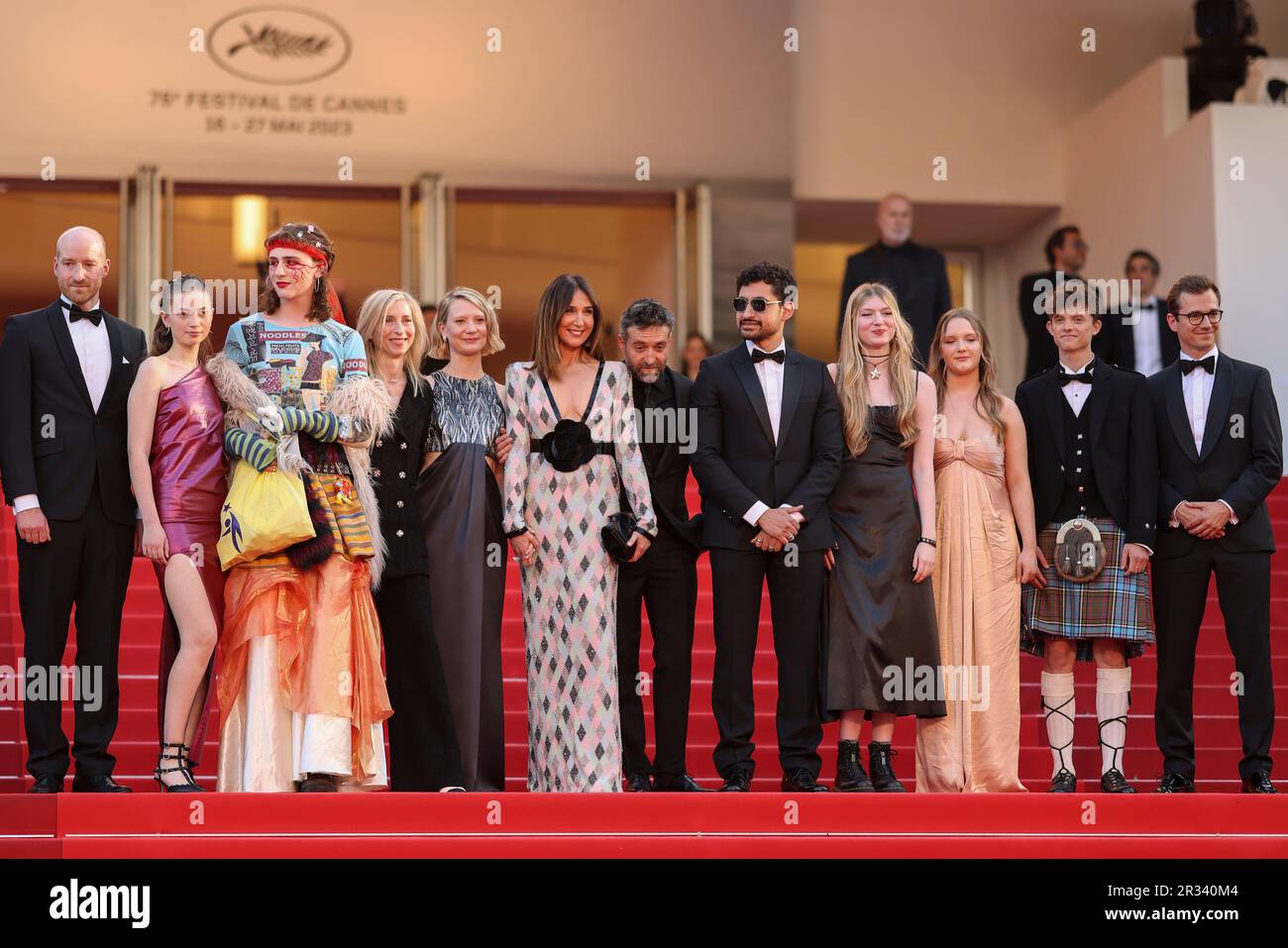 Lukas Turtur, from left, Ksenia Devriendt, Luke Barker, director ...