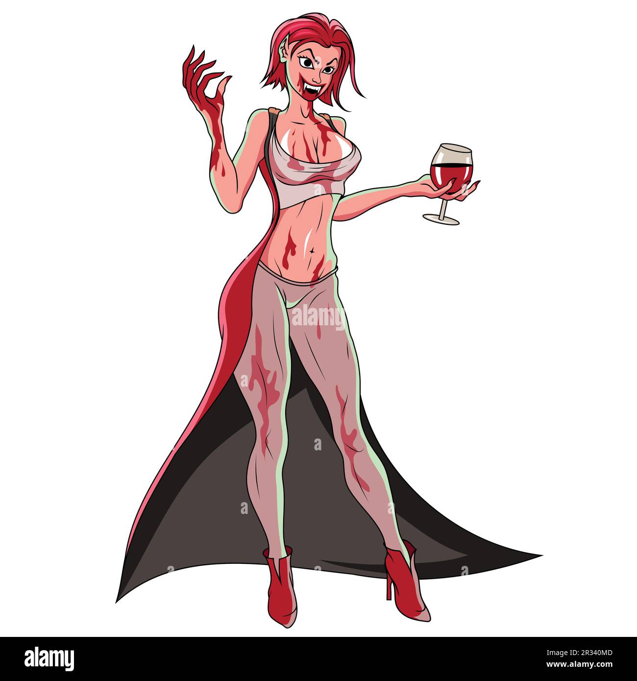 Sexy Vampire Girl Art 8874