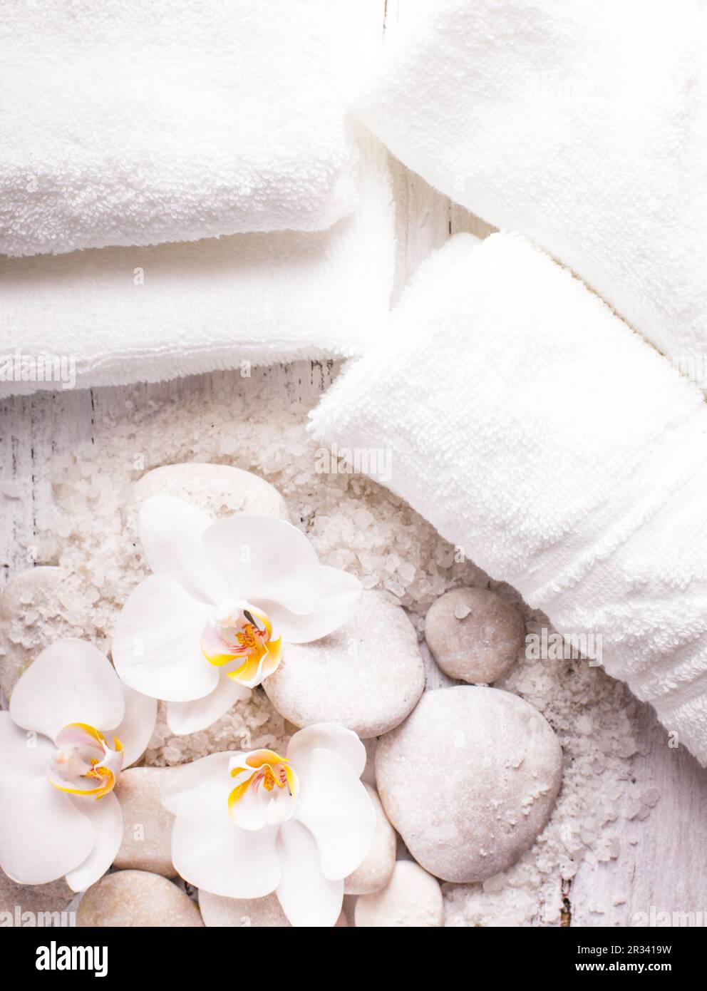 Orchid spa concept Stock Photo - Alamy