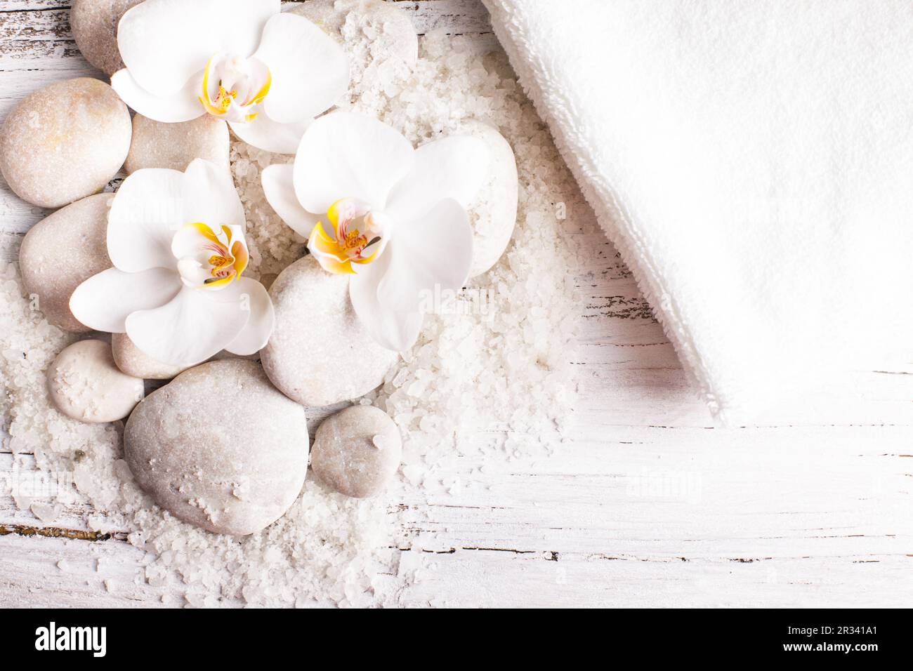 Orchid spa concept Stock Photo - Alamy