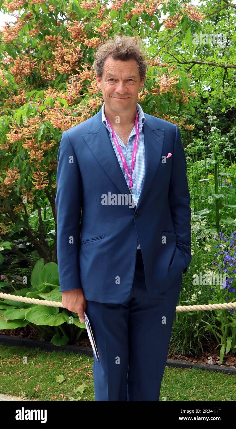 London, UK. 22nd May, 2023. British actor Dominic West visits a garden ...