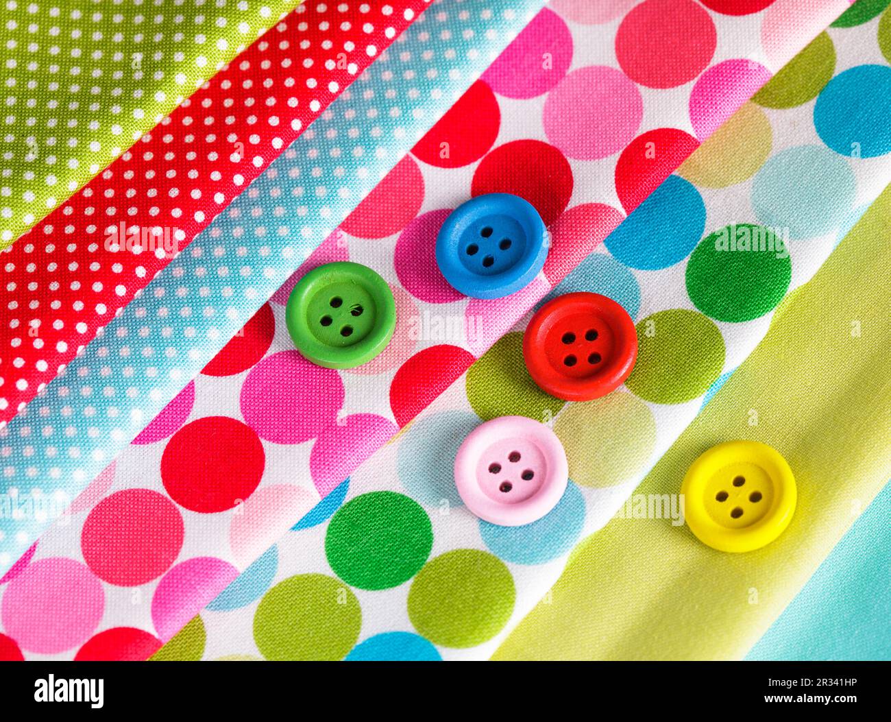 Rainbow buttons hi-res stock photography and images - Alamy