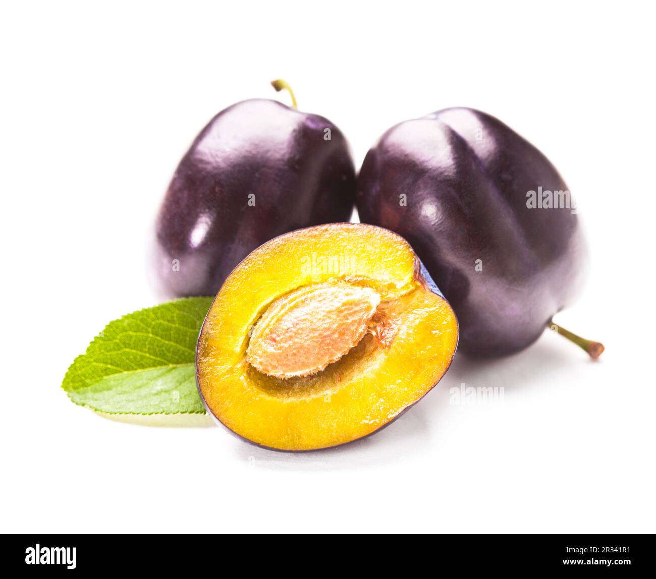 Purple leaf plums hi-res stock photography and images - Alamy
