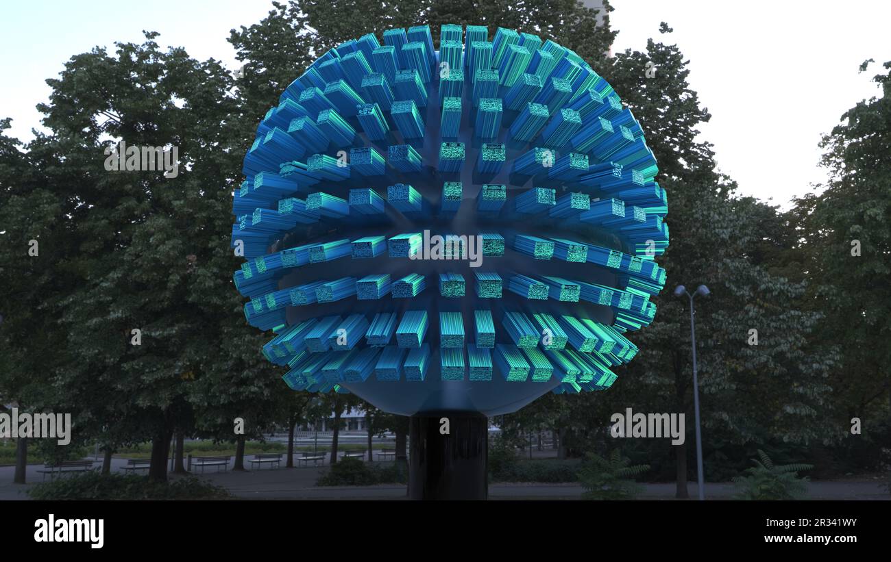 3D Illustration of religious text from the holiest book of Muslims ...