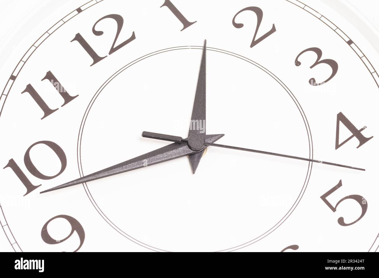 Modern clock hands Cut Out Stock Images & Pictures - Alamy