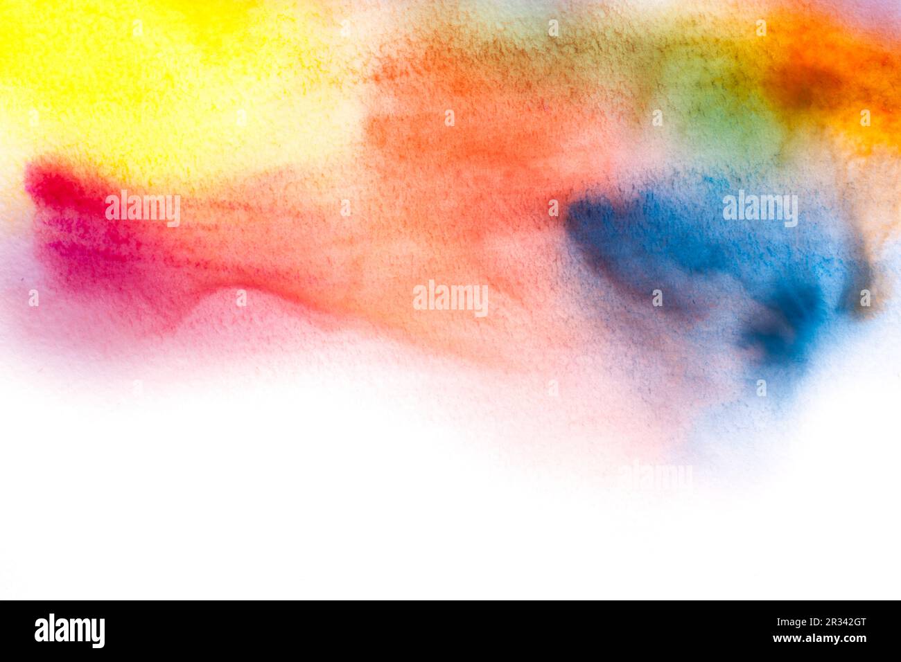 Watercolor rainbow background Stock Photo - Alamy