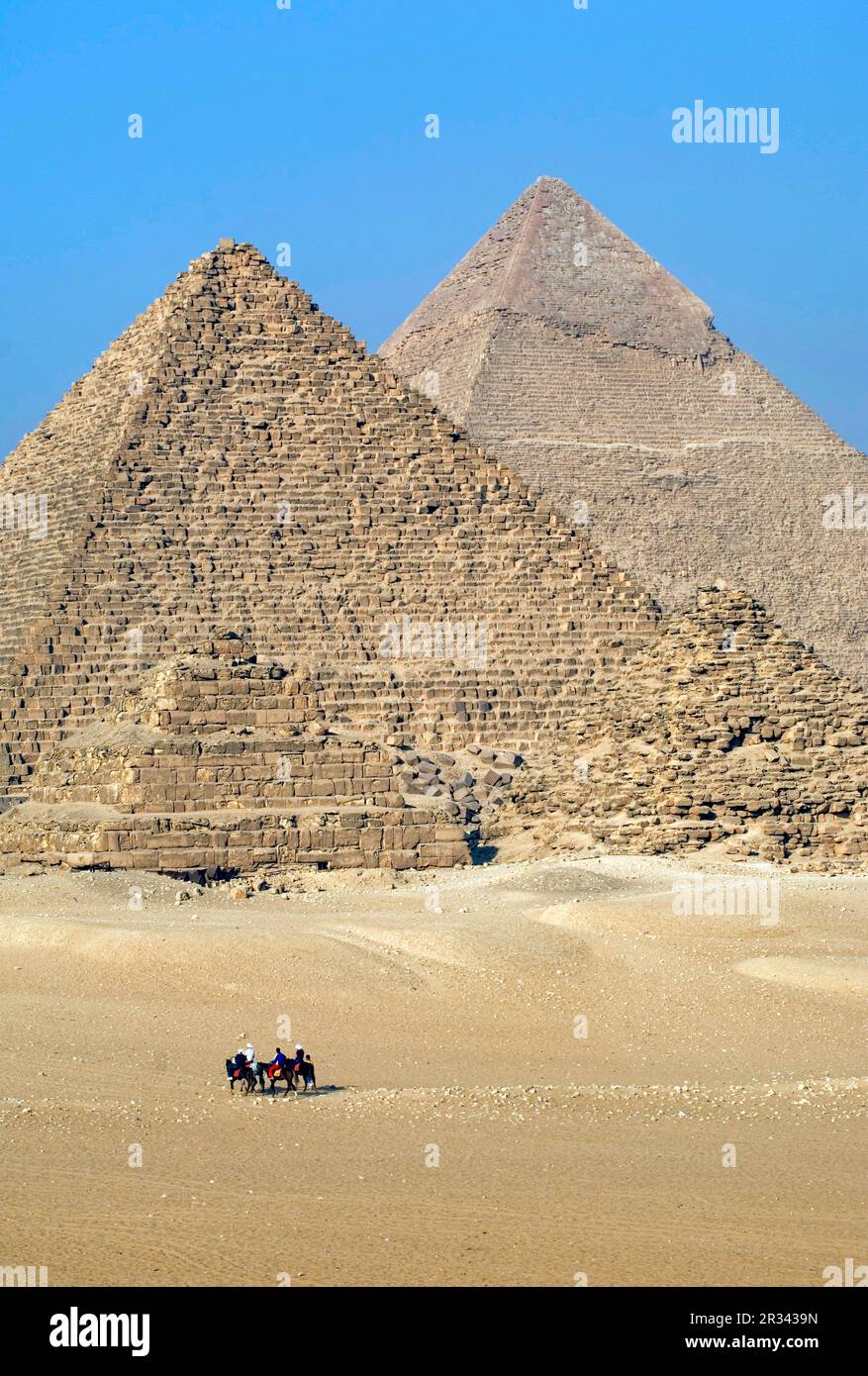 The Pyramids at Giza near Cairo, Egypt Stock Photo - Alamy