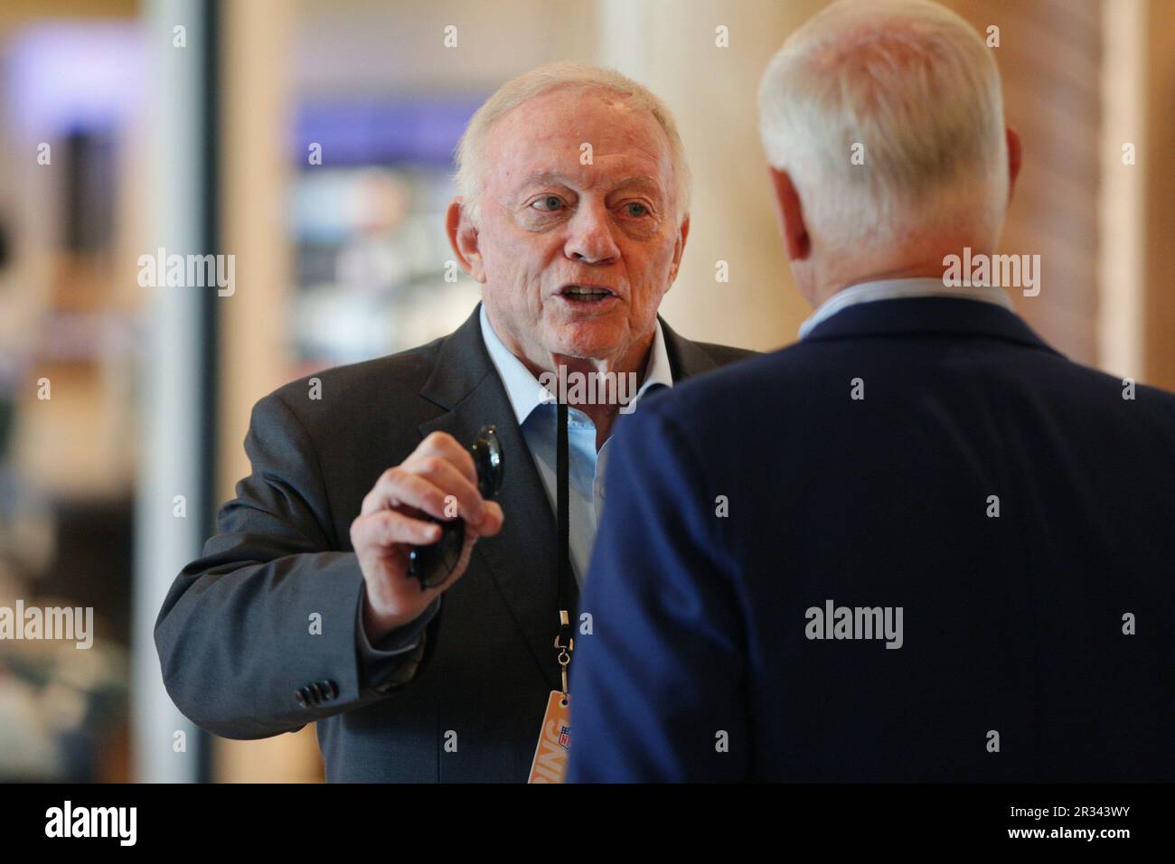 Dallas Cowboys owner Jerry Jones attends the NFL Owners Meetings at the ...