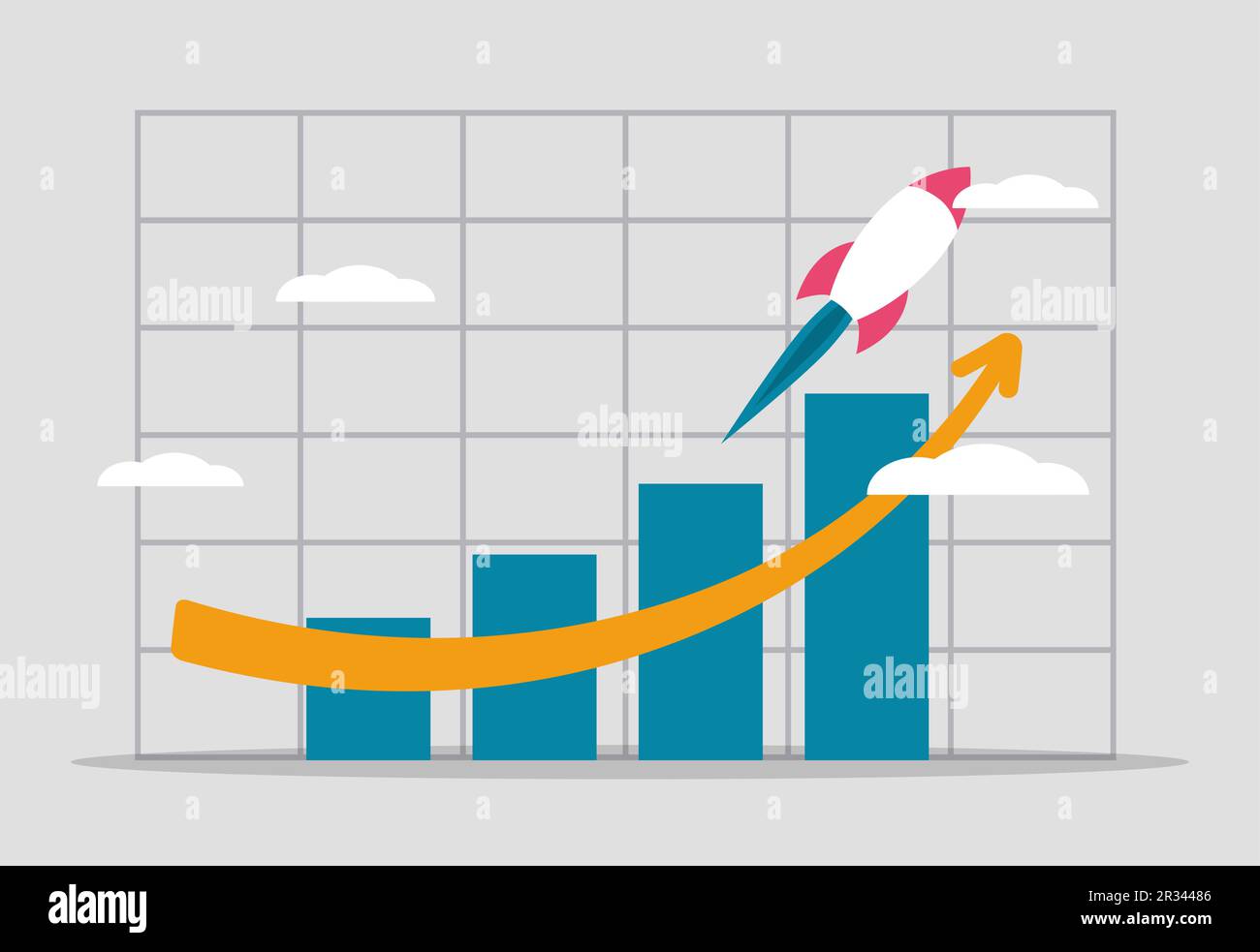 Exponential growth chart Stock Vector Images - Alamy