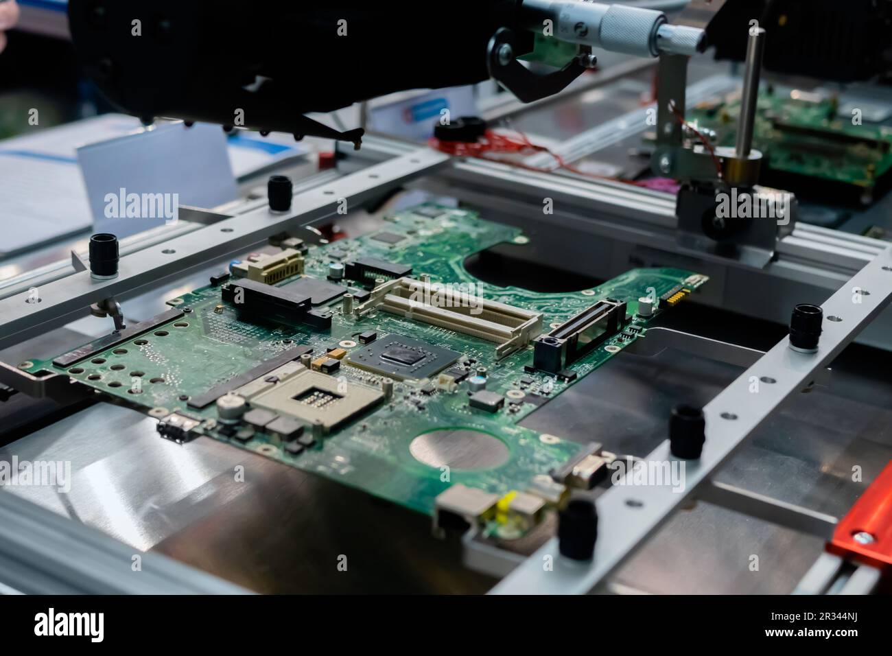 PCB preheaters with printed circuit board, electronic equipment Stock ...