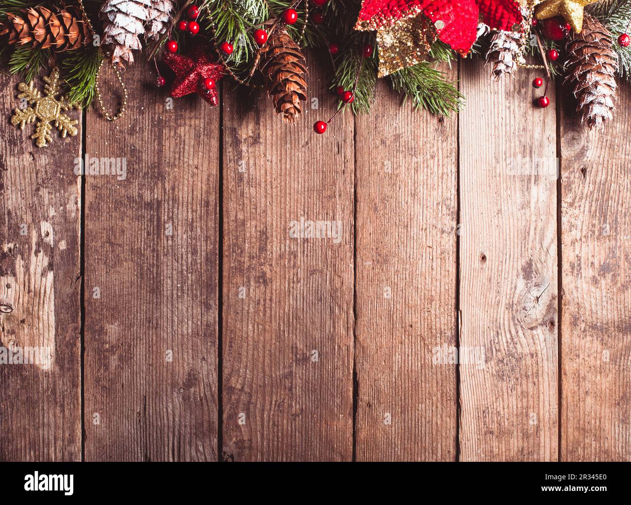 Christmas border design Stock Photo - Alamy