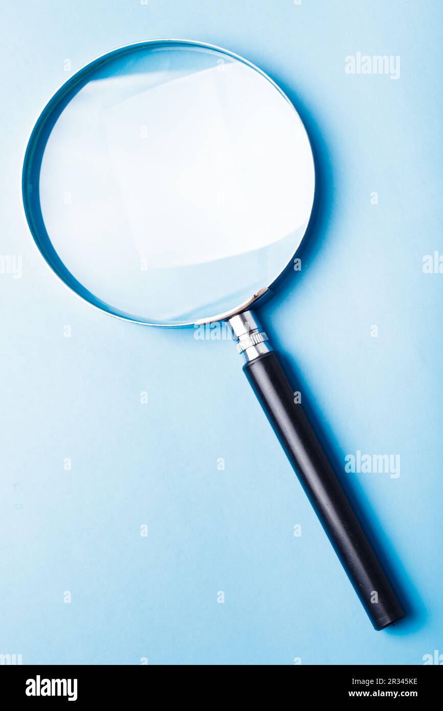 Research magnifier hi-res stock photography and images - Alamy