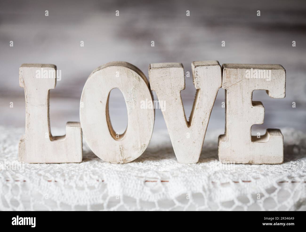 Love wooden letters Stock Photo - Alamy