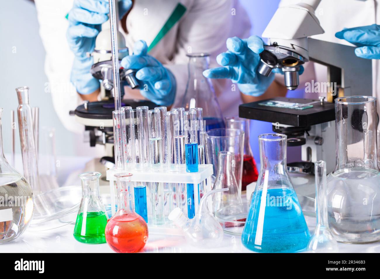 Equipment in microbiology chemical hi-res stock photography and images ...