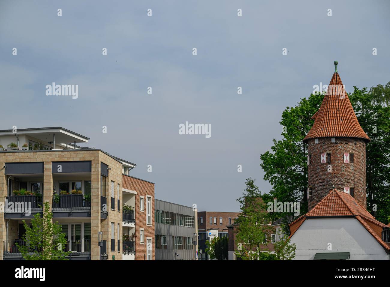 the city of Borken in the german muensterland Stock Photo - Alamy