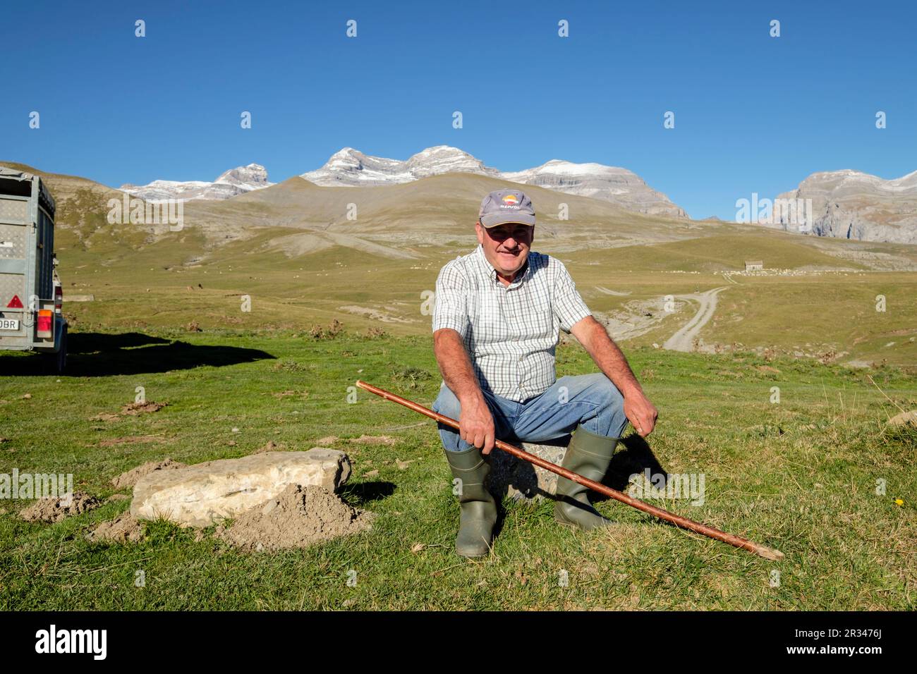 pastor, Plano Tripals, parque nacional de Ordesa y Monte Perdido ...