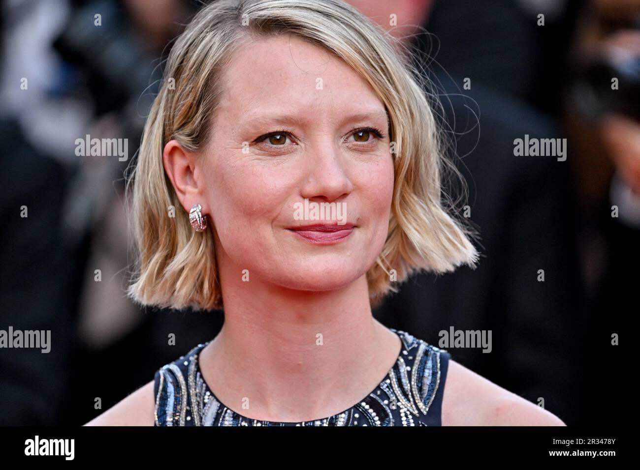 Cannes, France. 22nd May, 2023. Mia Wasikowska at the premiere of the movie Club Zero during ...