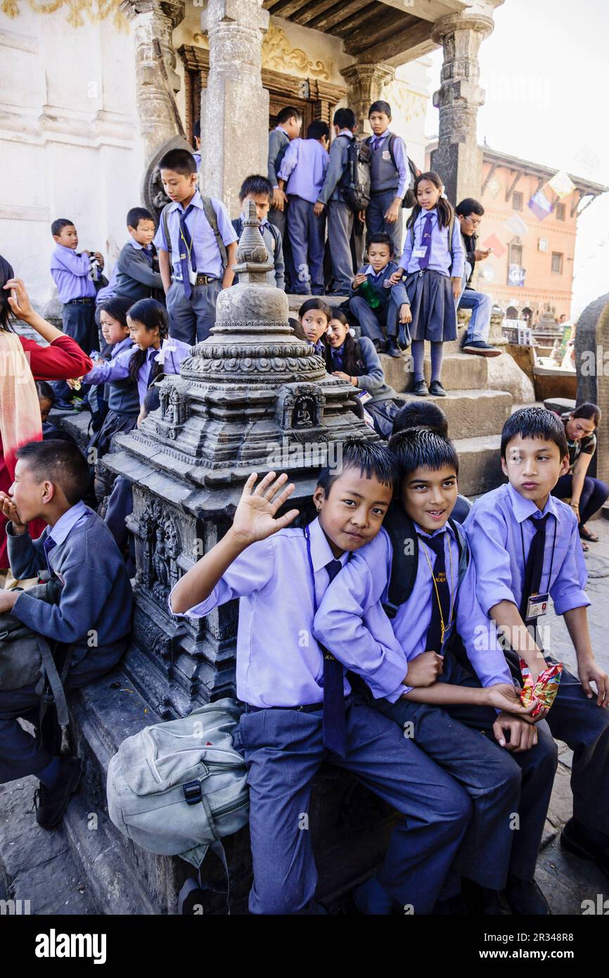 Swayambhu.Centro religioso de peregrinación tanto para budistas como ...