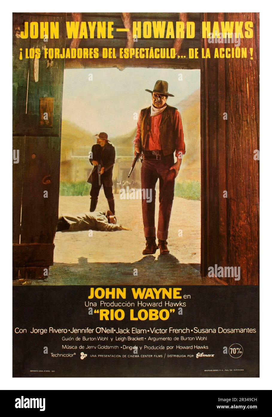RIO LOBO (1970), directed by HOWARD HAWKS. Credit: NATIONAL GENERAL/CINEMA CENTER / Album Stock ...