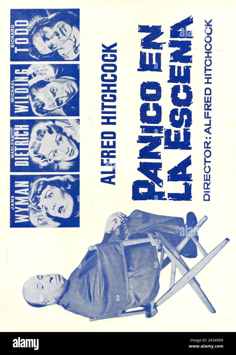 STAGE FRIGHT (1950), directed by ALFRED HITCHCOCK. Credit: WARNER ...