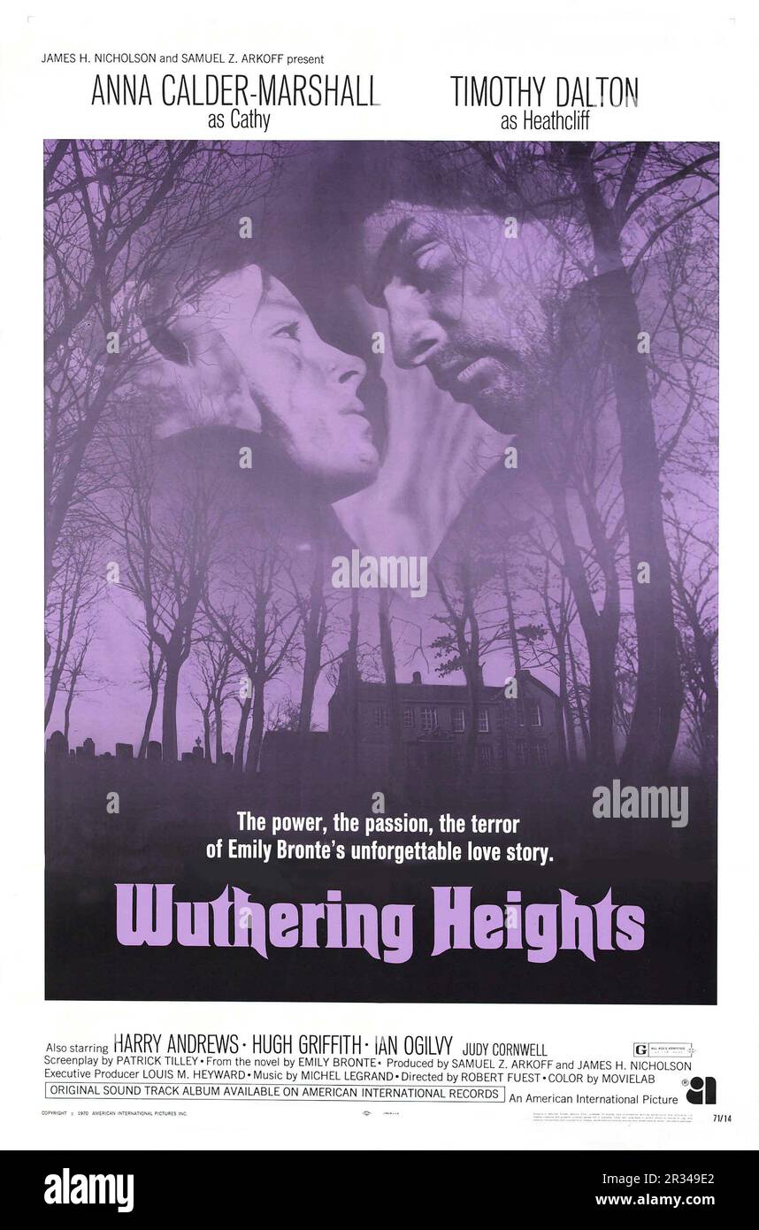 WUTHERING HEIGHTS (1970), directed by ROBERT FUEST. Credit: A.I.P ...