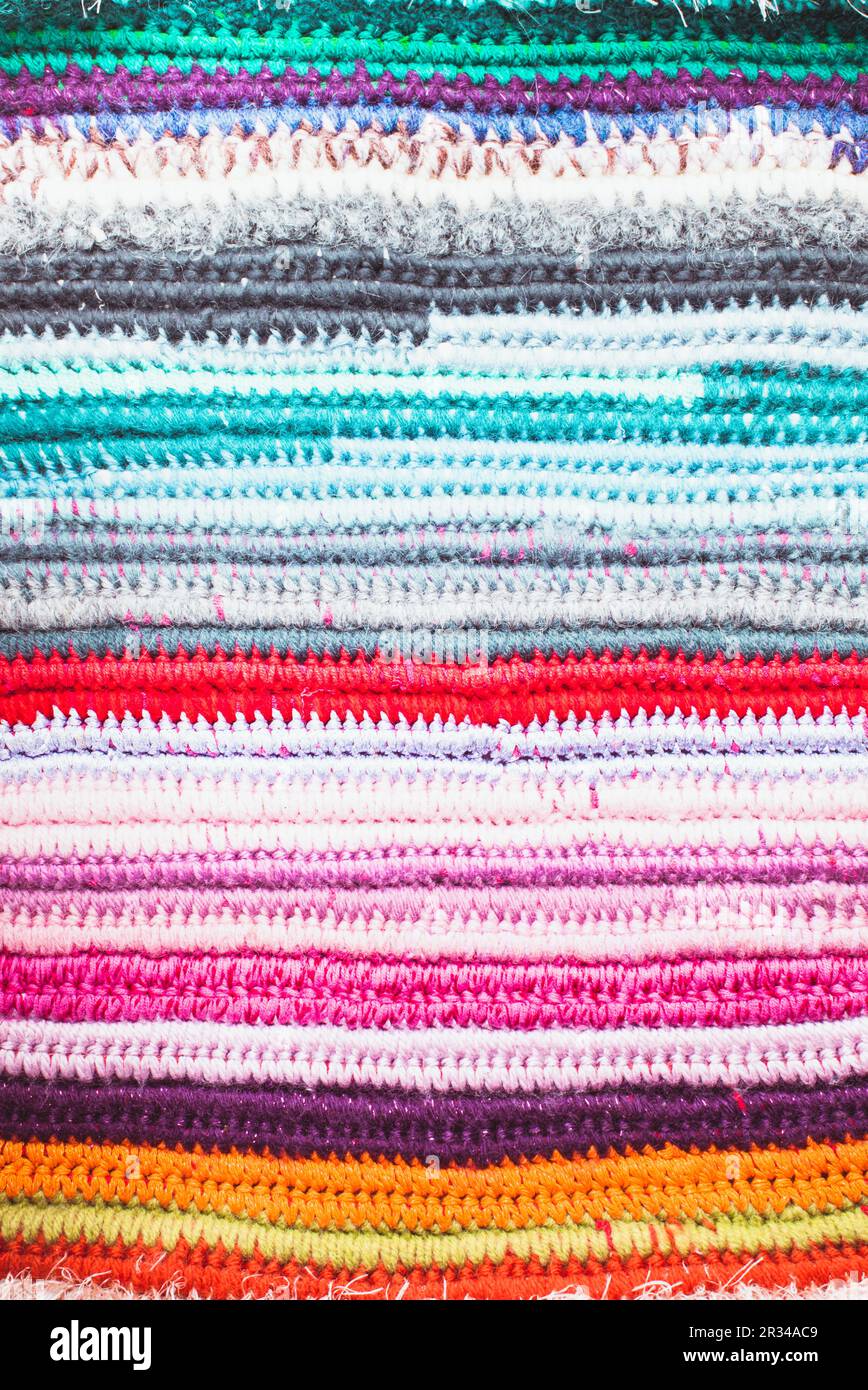 Vintage crochet blanket hi-res stock photography and images - Alamy