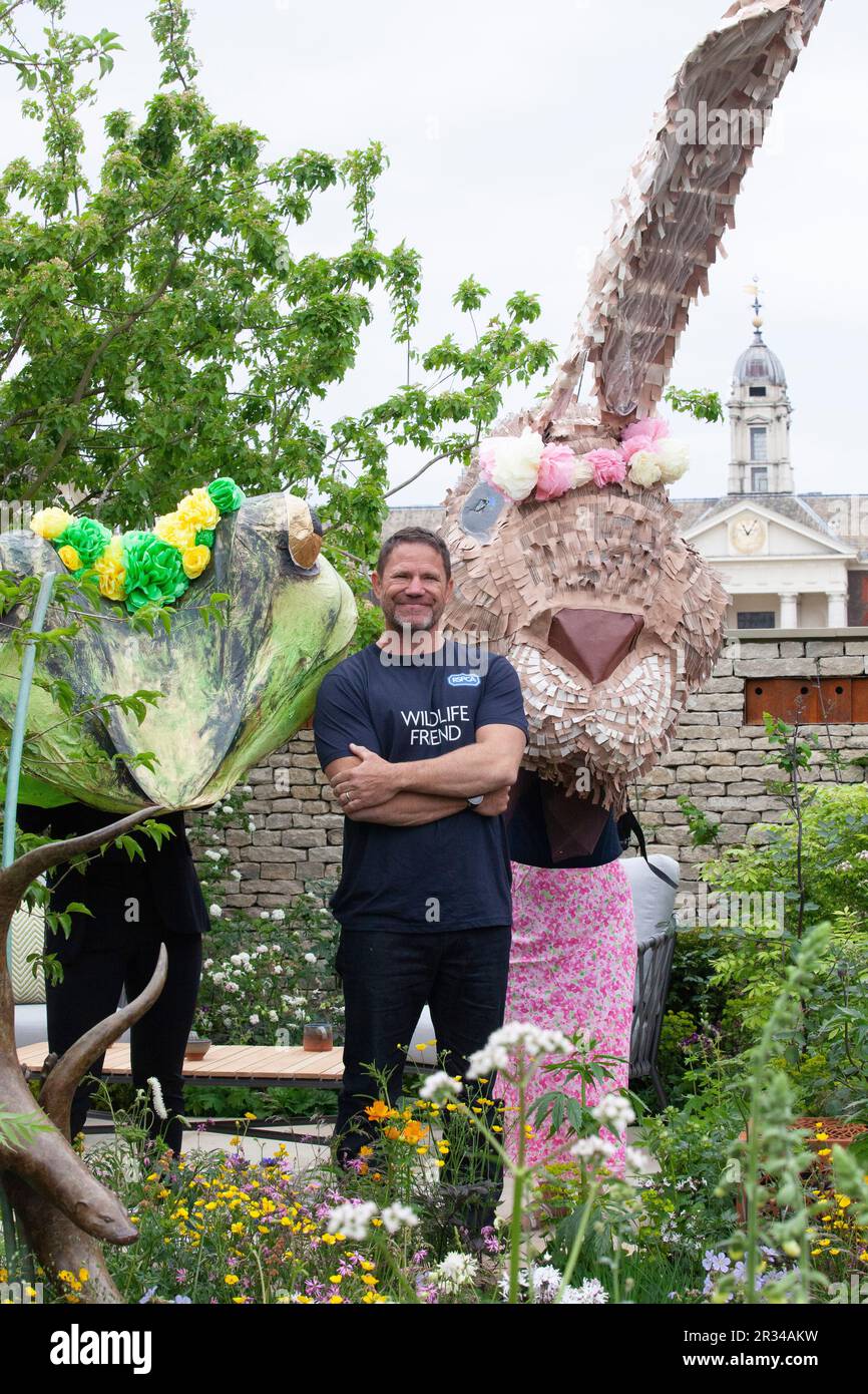 London, UK. 22nd May, 2023. Steve Backshall at the Chelsea Flower Show ...