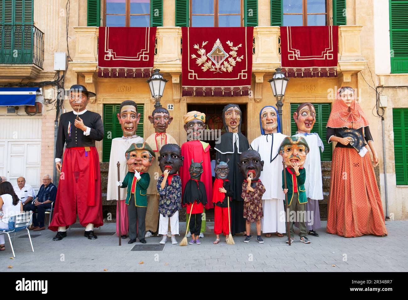 Fiestas de Santa Càndida. Llucmajor.Migjorn.Mallorca.Islas Baleares ...