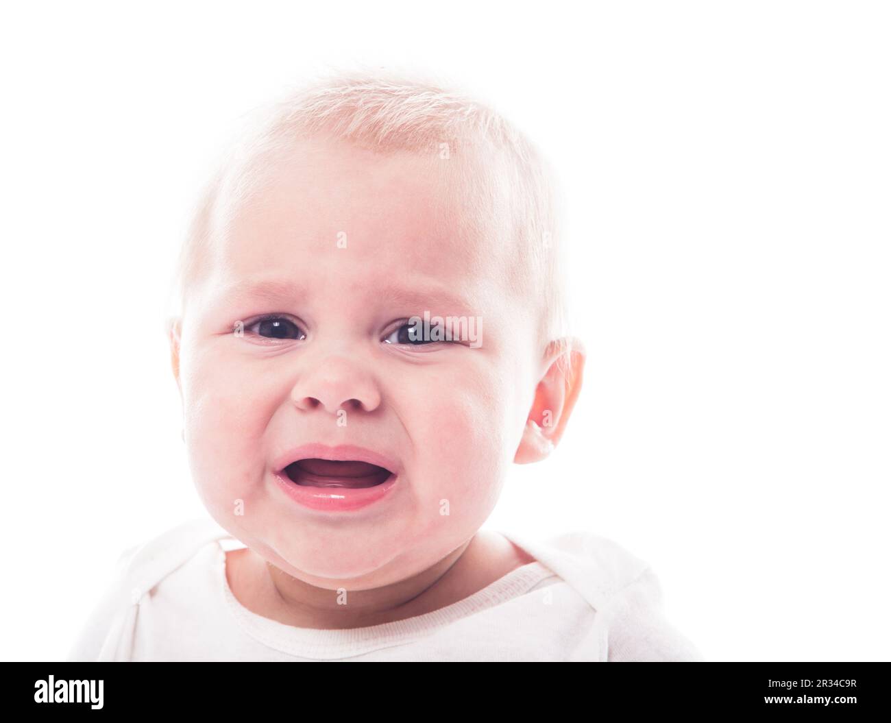 Baby crying face background hi-res stock photography and images - Alamy