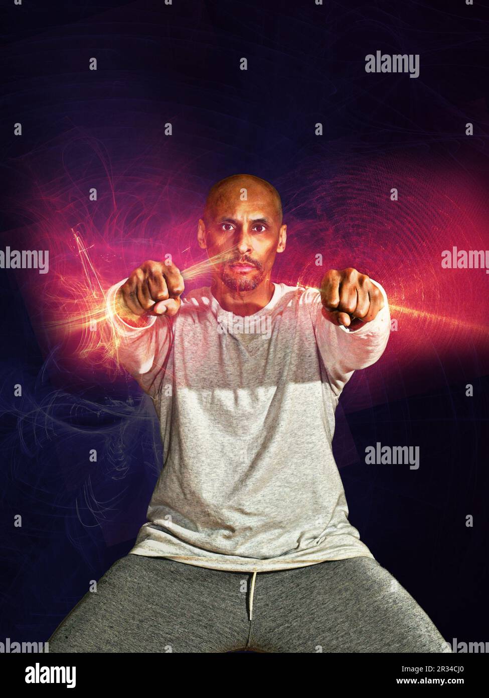 Technology art, digital stream, electric world Stock Photo - Alamy