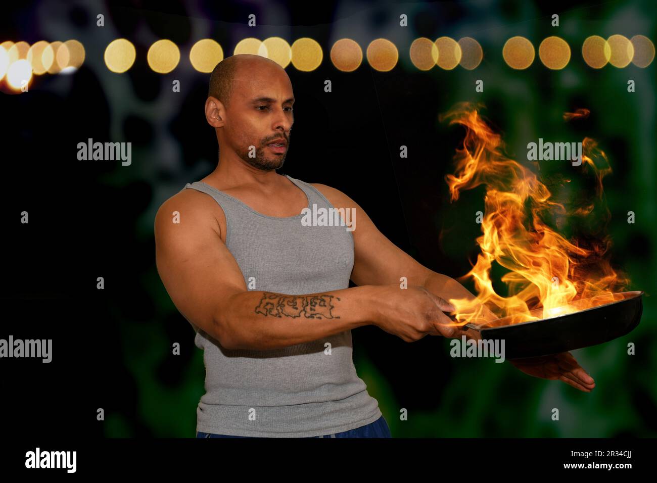 Male holding pan hi-res stock photography and images - Alamy