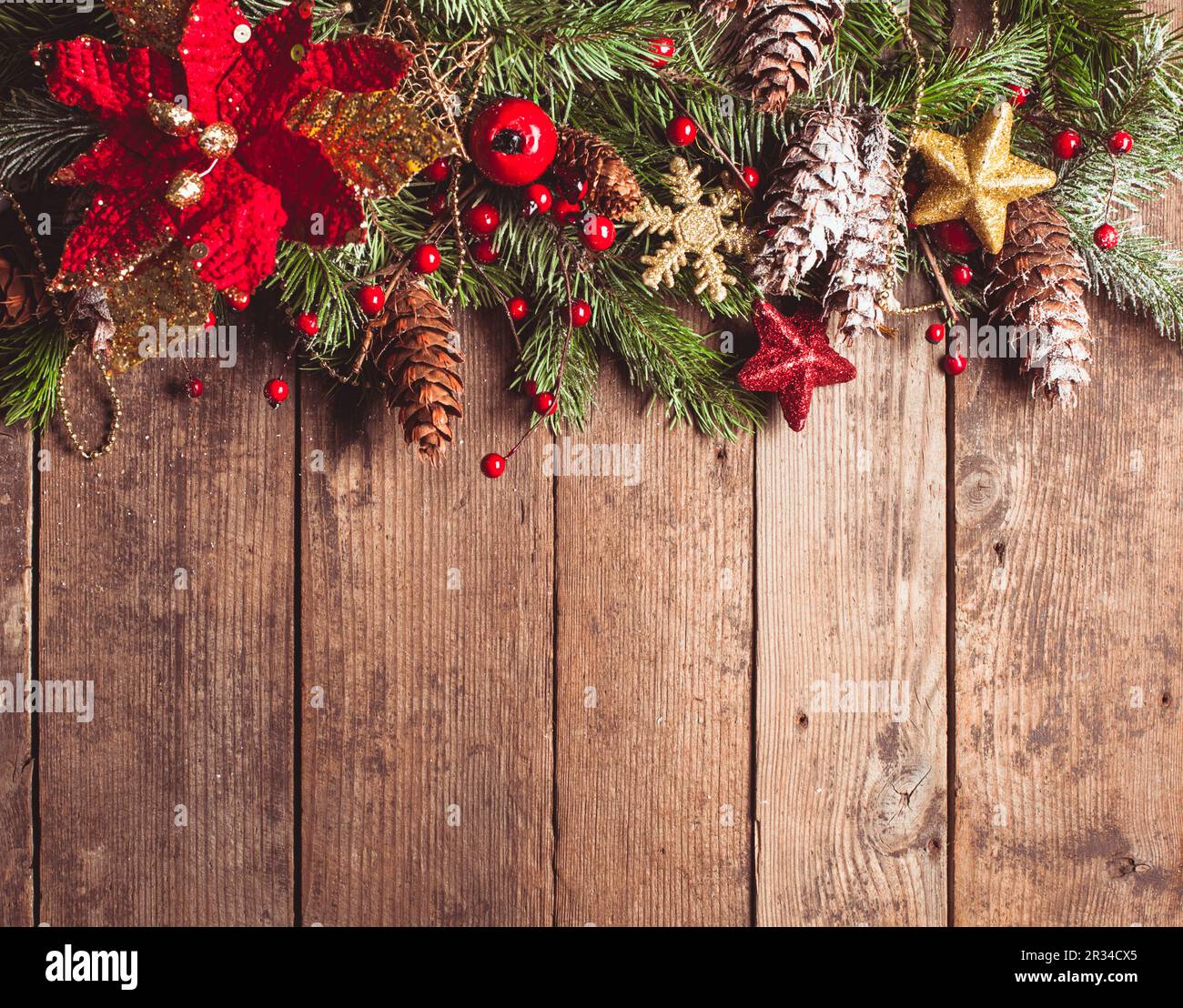 Christmas border design Stock Photo - Alamy