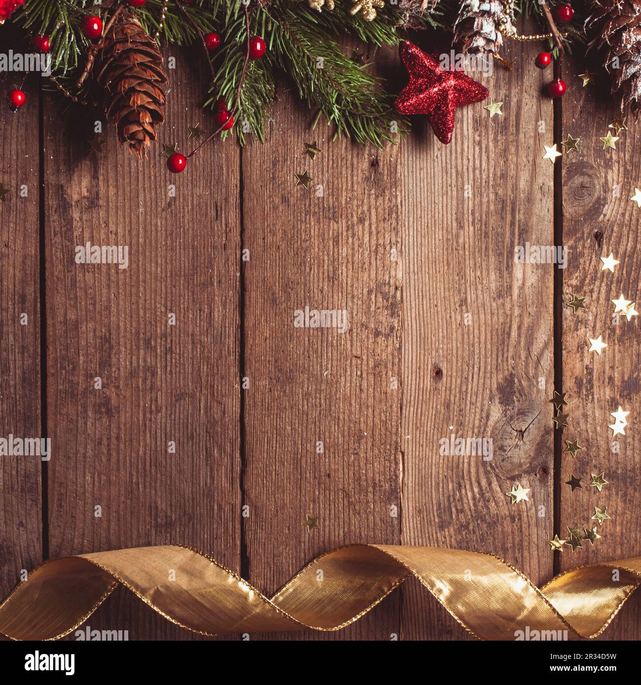 Christmas border design Stock Photo - Alamy
