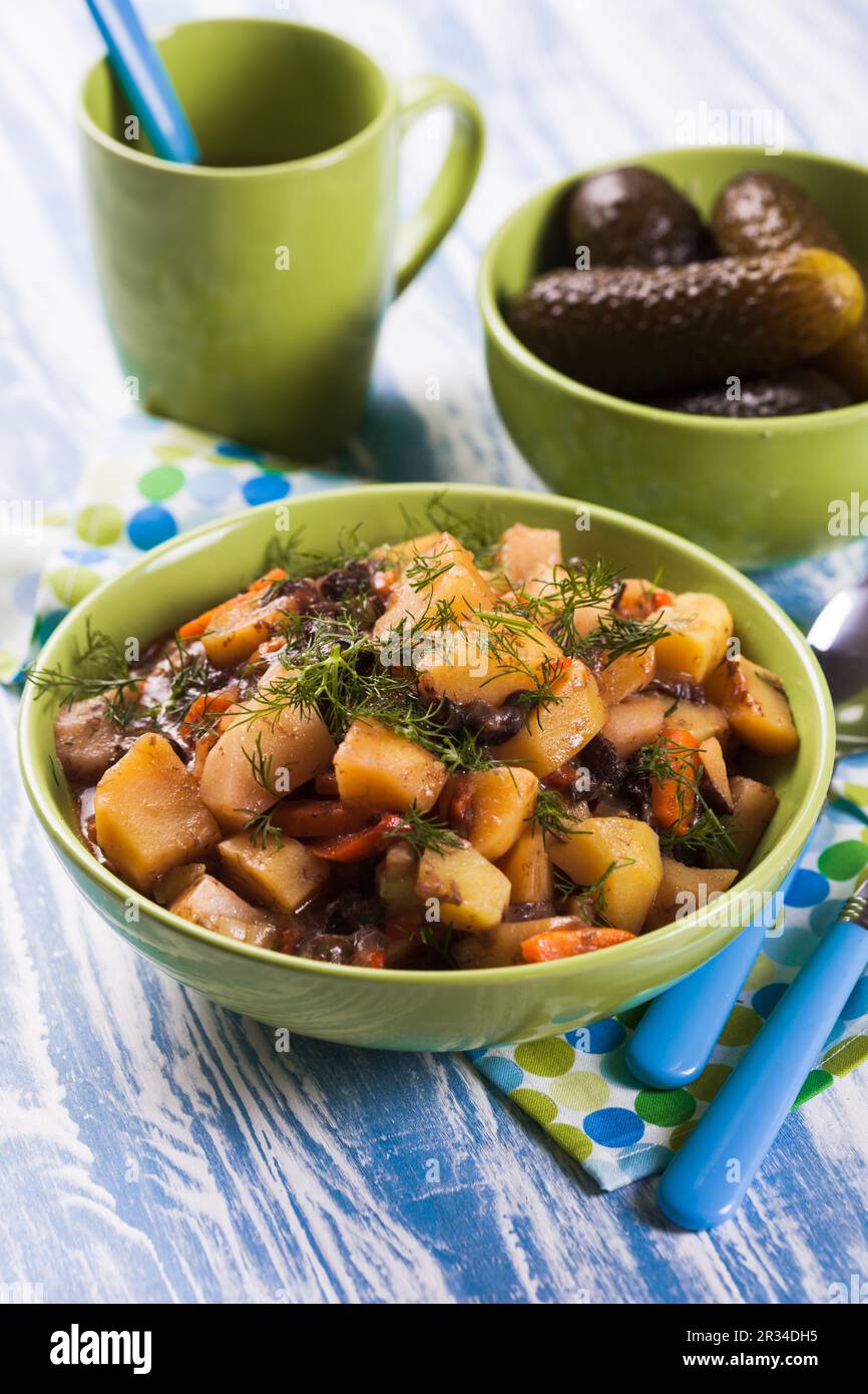 Roasted mushroom ragout hi-res stock photography and images - Alamy
