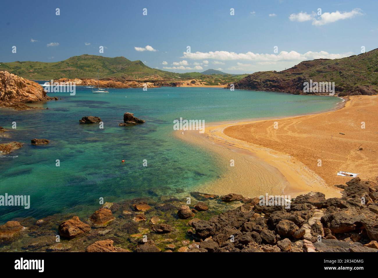 Cala Pregonda.Menorca.Reserva de la Bioesfera.Illes Balears.España ...