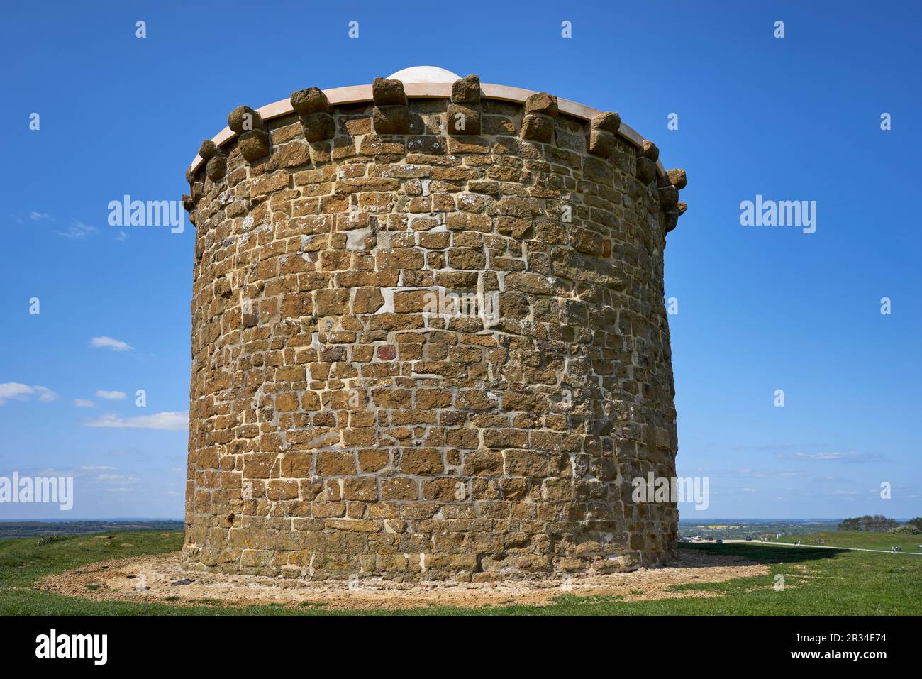 Burton Dassett Hills Country Park. 15th Century Medieval Tower known as ...