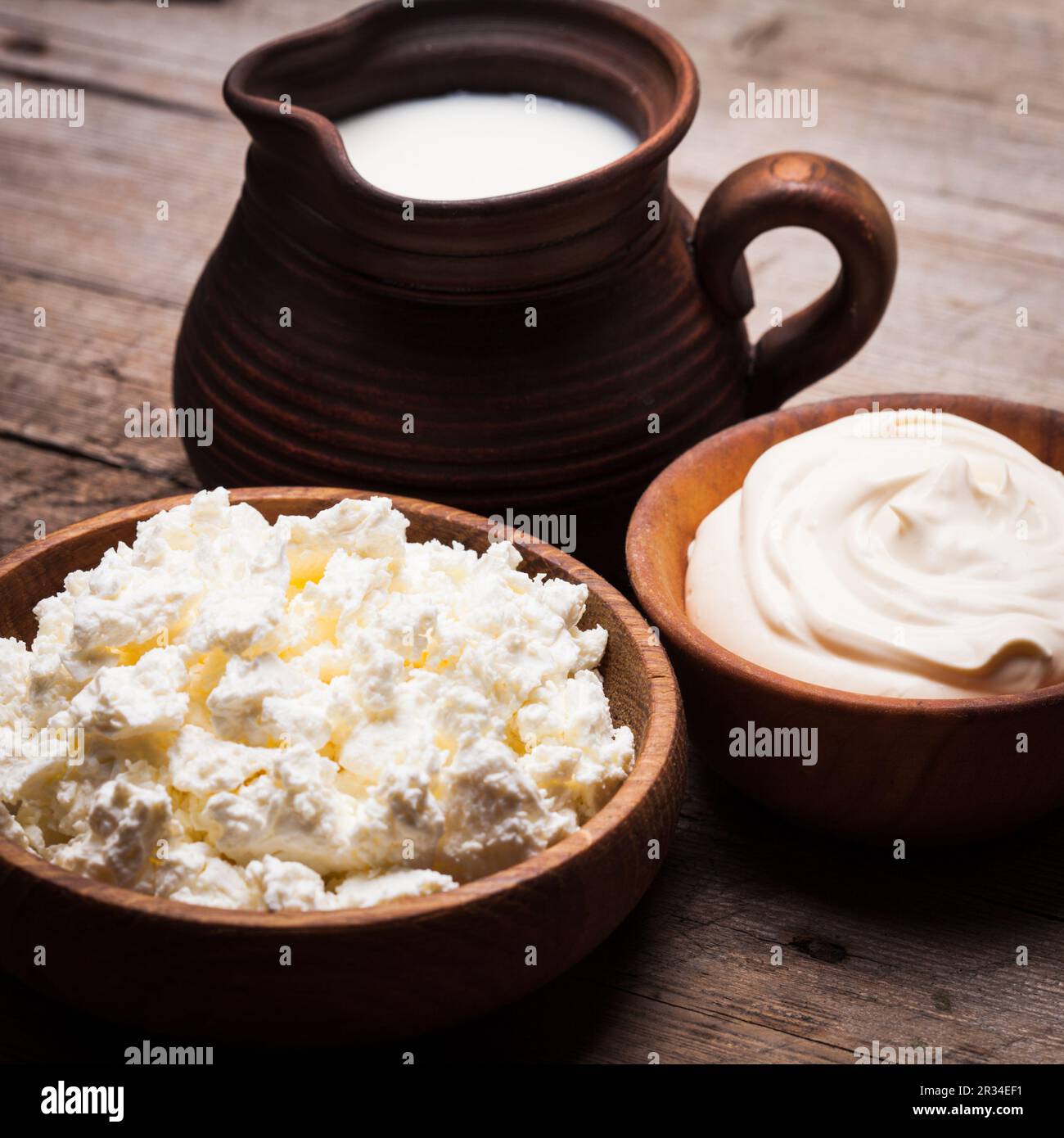Raw milk cream cheese hi-res stock photography and images - Alamy