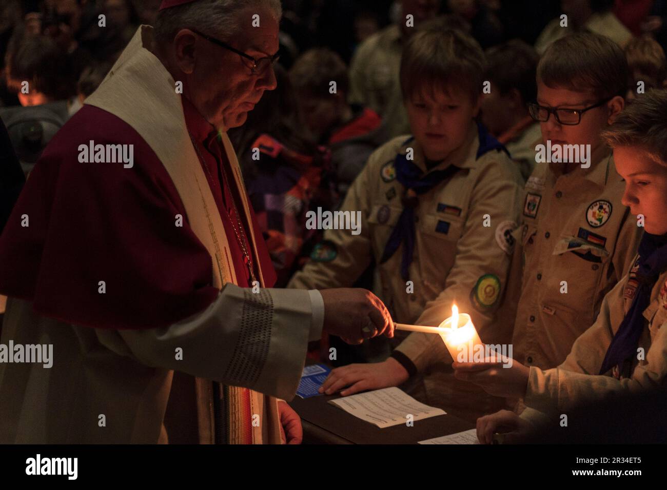 Bethlehem light of peace hi-res stock photography and images - Alamy