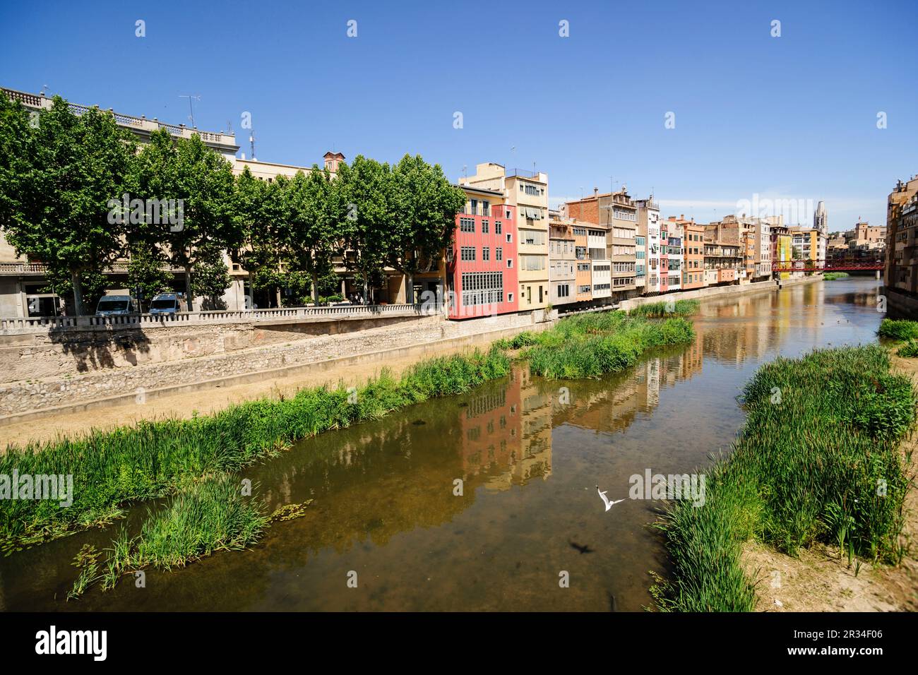 casas del Onyar,rio Onyar,Girona,Catalunya, spain, europa Stock Photo ...