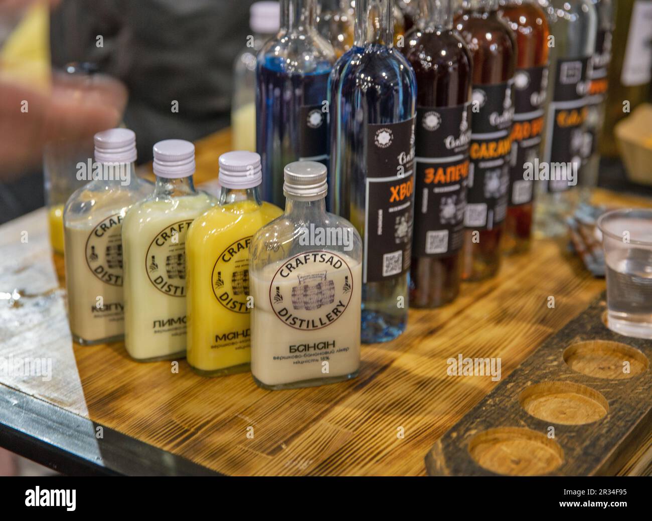 Kyiv, Ukraine - March 29, 2023: Cradtsad Distillery spirits and liquor ...